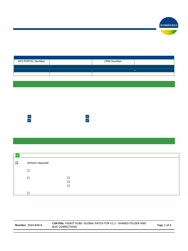 2024-830-0 - VIDAS KUBE - Global Patch For V1.1 - Shared Folder And Bug ...