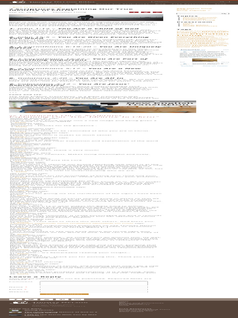 7 Scriptures Explaining Our True Identity in Christ - Thomas Nelson ...