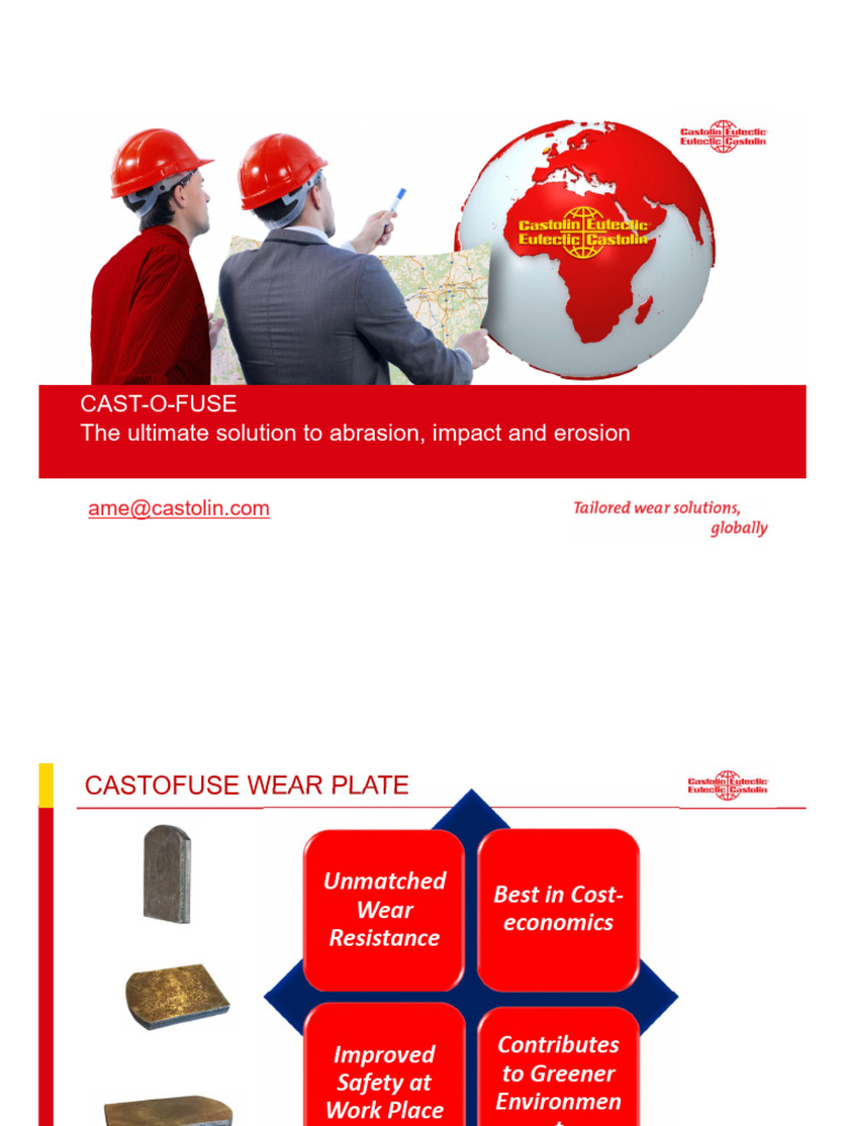 Cast-O-Fuse Wear Plate Solutions | PDF