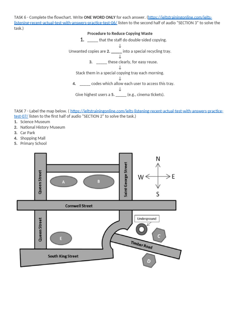 MAP, FLOWCHART - Listening Tasks. HOMEWORK | PDF | Chocolate