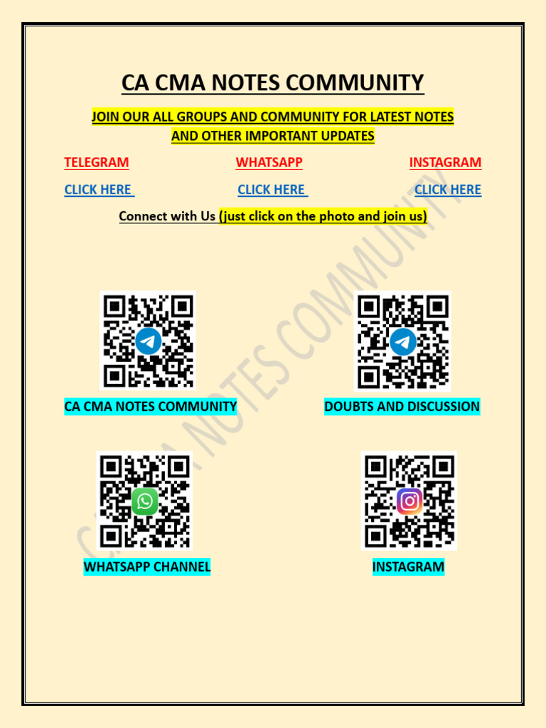 0. CA CMA Notes Community | PDF