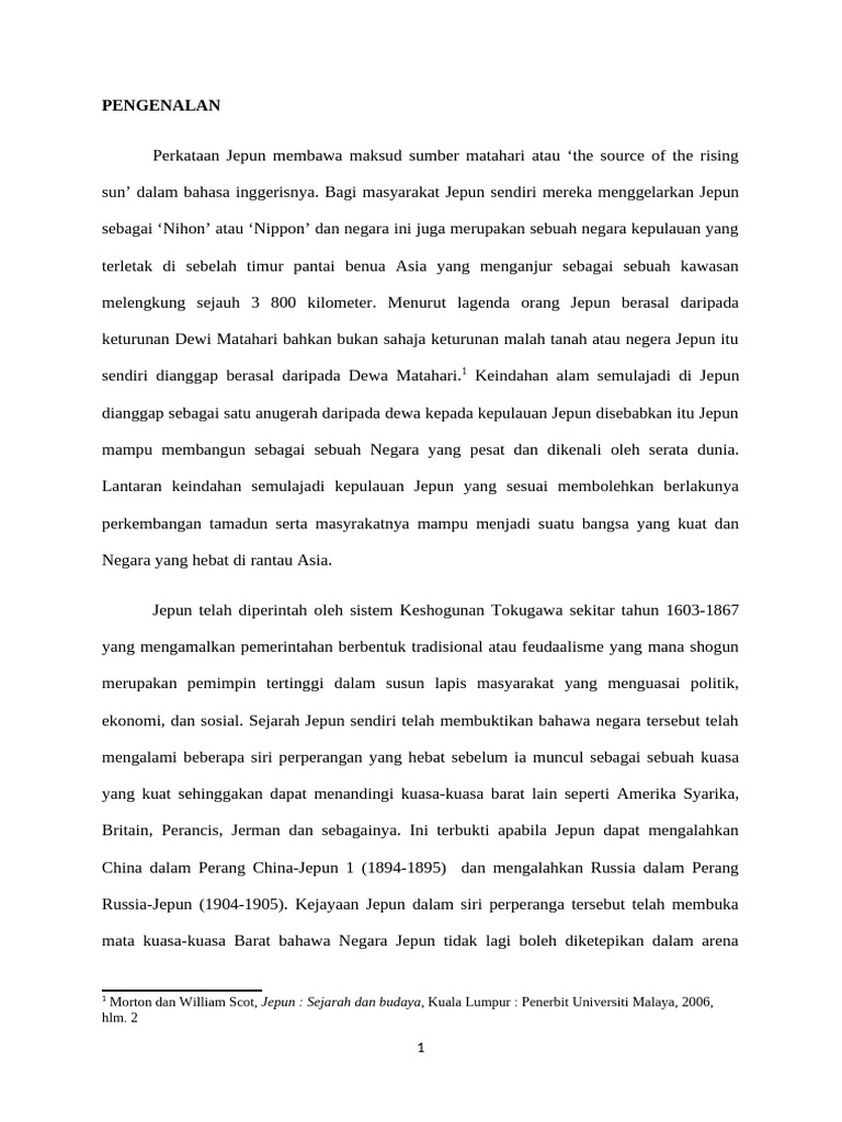 Esei Jepun Baru | PDF