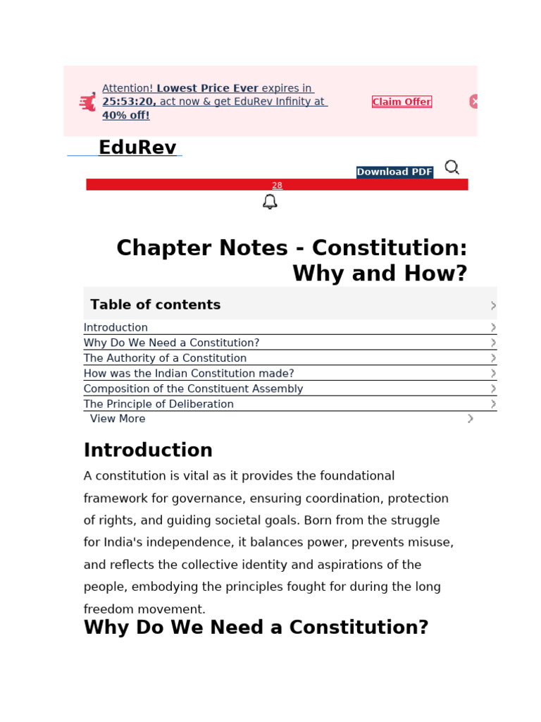 Class 11 Political Science | PDF | Constitution | Writ