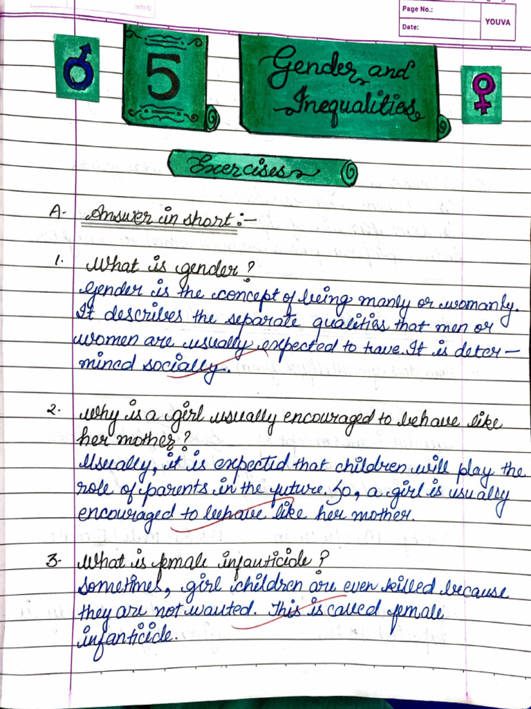 Ch-5 Gender and Inequalities | PDF