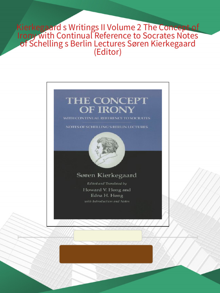 54183 | PDF | Søren Kierkegaard | Irony