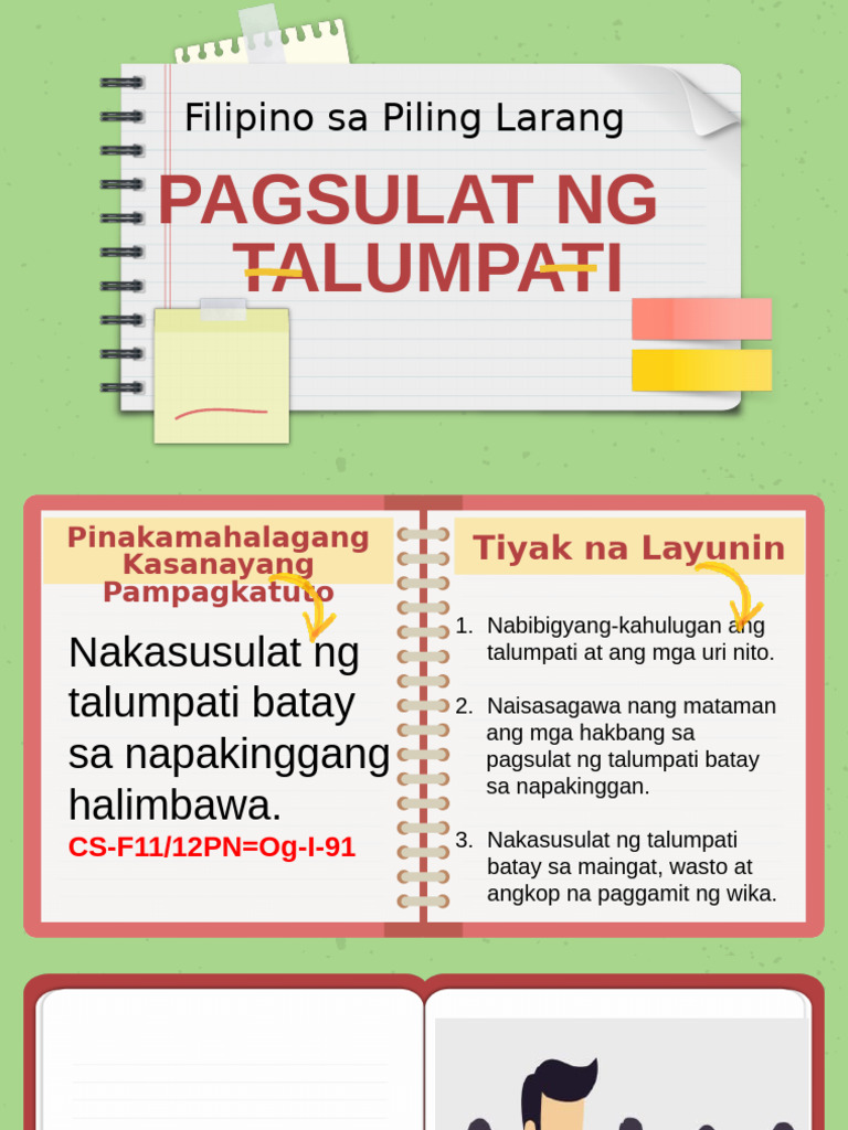 Aralin7 Pagsulat NG Talumpati | PDF