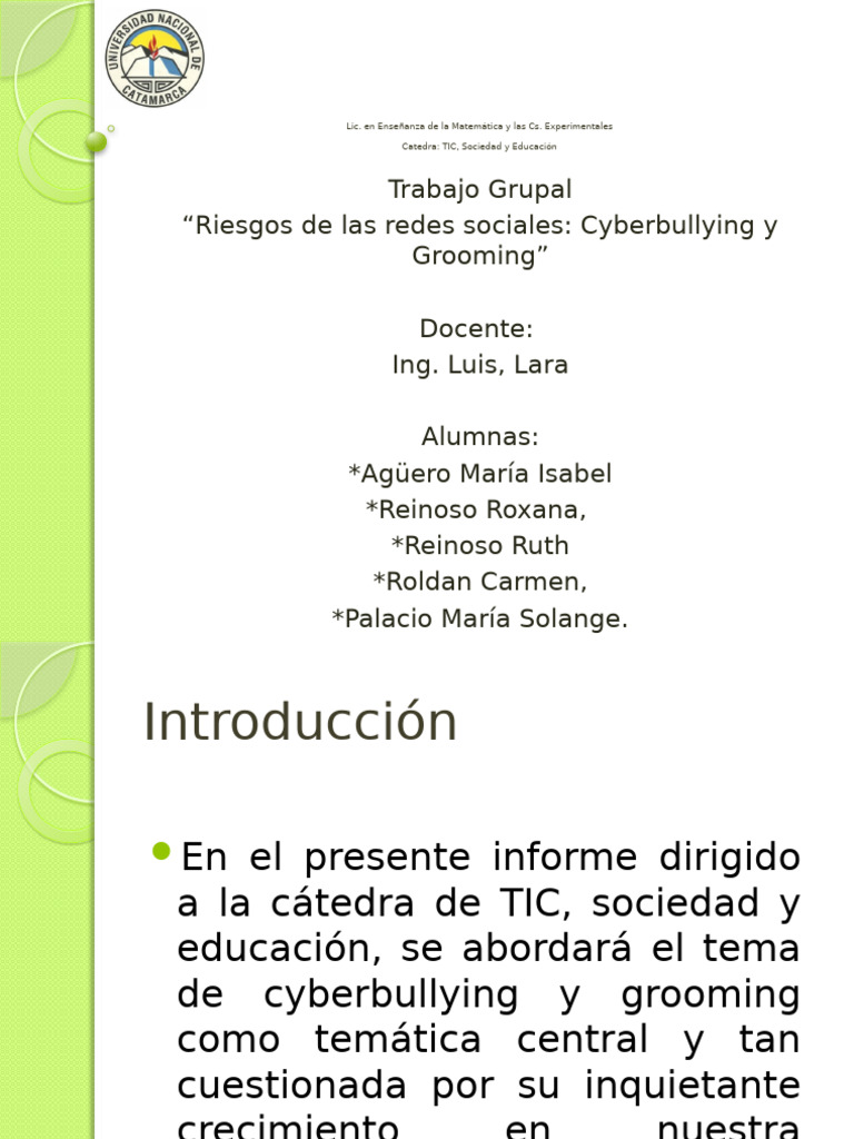 Grupal Tic Soc y Educ (Autoguardado) | PDF | Acoso cibernético