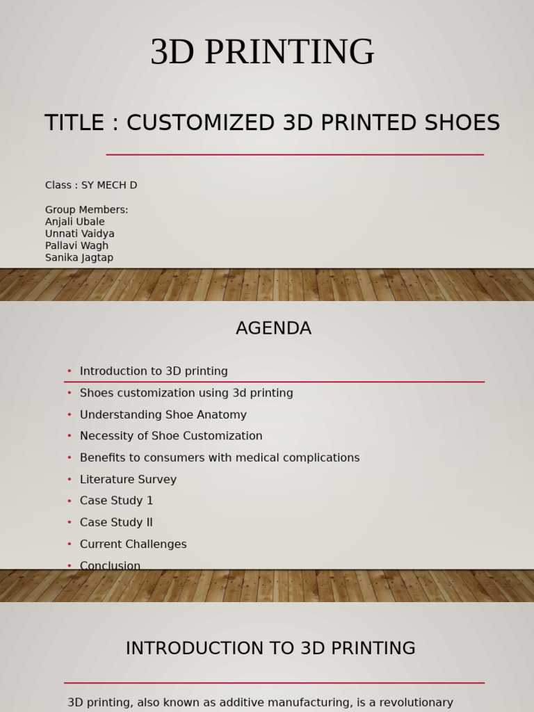 3d printing MIDSEM | PDF | Shoe | 3 D Printing