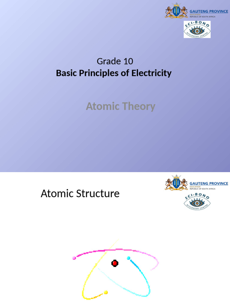 Understanding Atomic Structure and Electricity | PDF | Atoms | Resistor