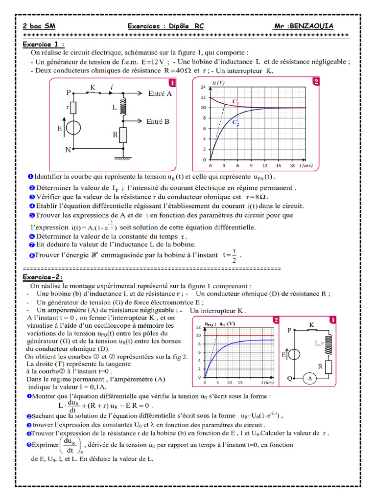 Exercice RL Bac SM | PDF
