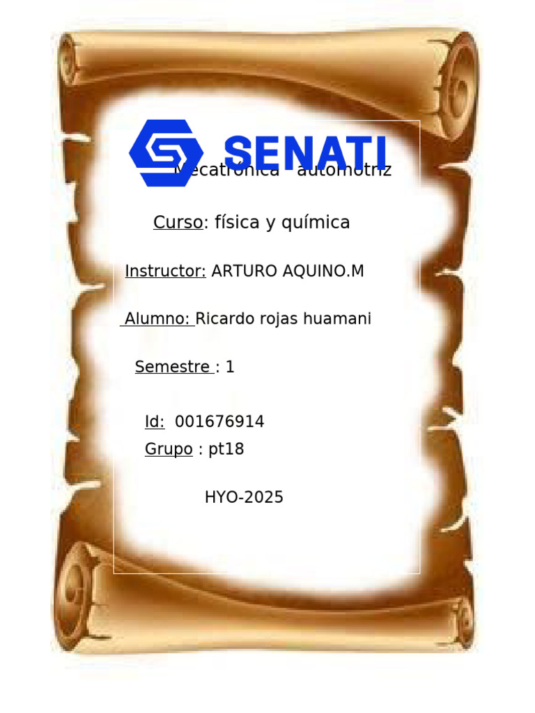 CARATULA SENATI | PDF
