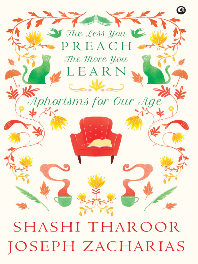 The Less You Preach, The More You Learn Aphorisms | PDF