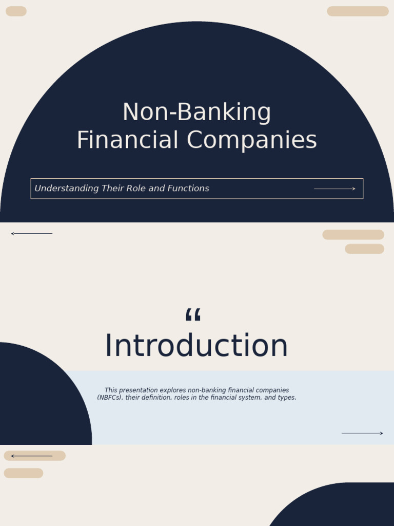 Non-Banking Financial Companies: Understanding Their Role and Functions ...