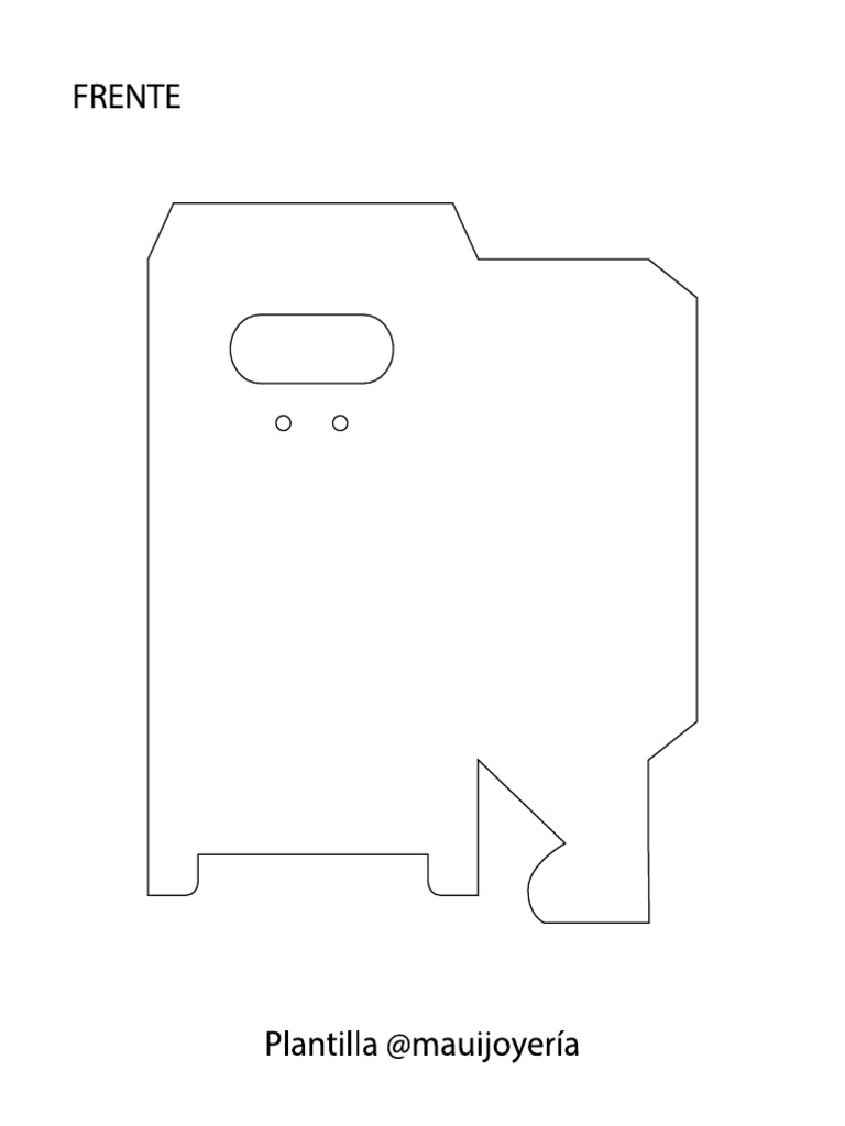 Plantilla Bolsa Maui | PDF