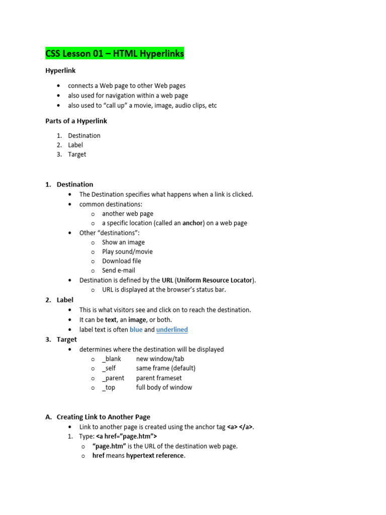 Computer 8 - 4th Quarter Lessons | PDF | Hyperlink | World Wide Web