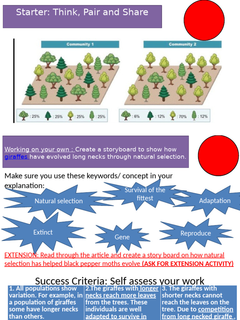 L5-Natural-selection.-evolution-and-extinction- | PDF | Natural Selection | Evolution
