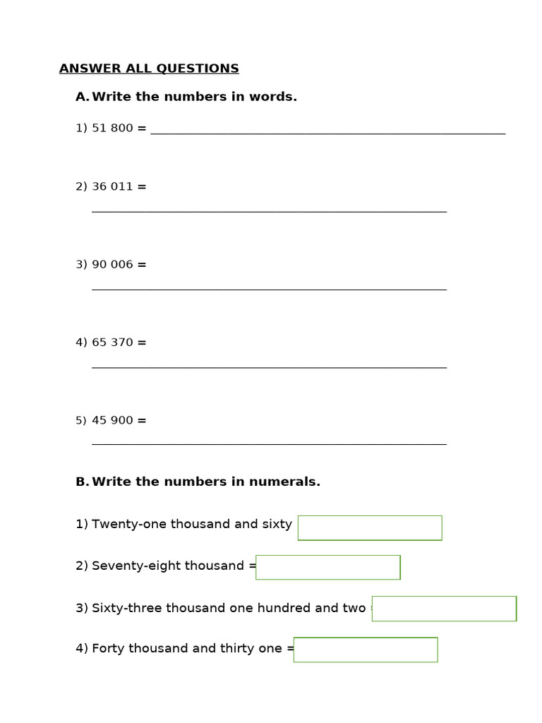 Quiz Primary 4 | PDF