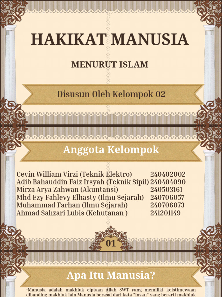 PPT Hakikat Manusia Kel2 | PDF