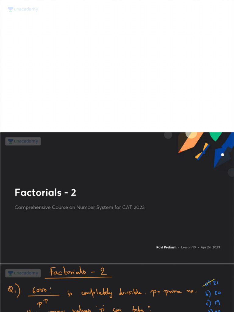 Factorials 2 | PDF
