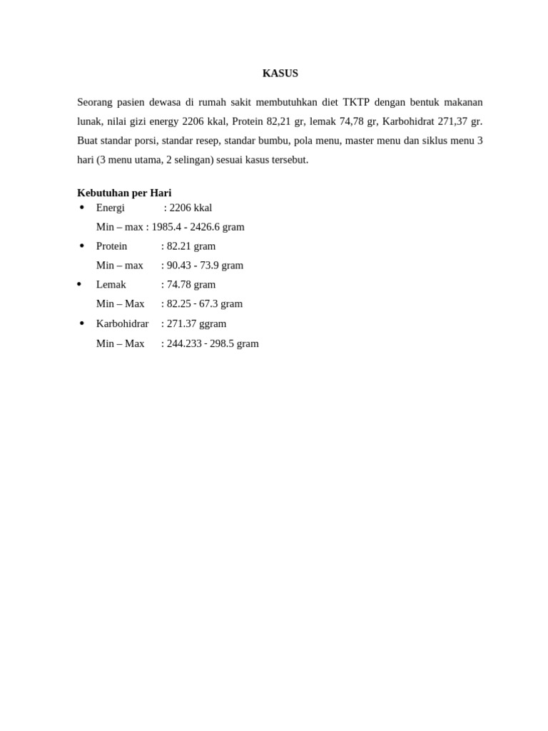 MSPM Kasus Menu | PDF