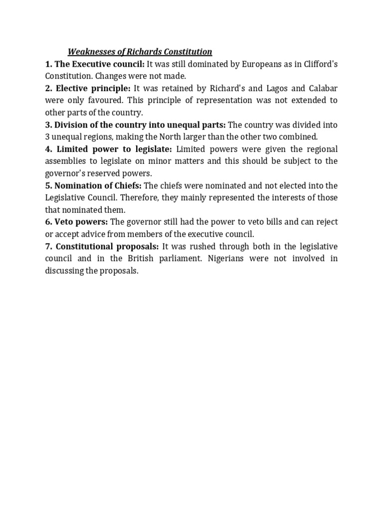 8212 - Demerits of Richards Constitution of 1946 | PDF