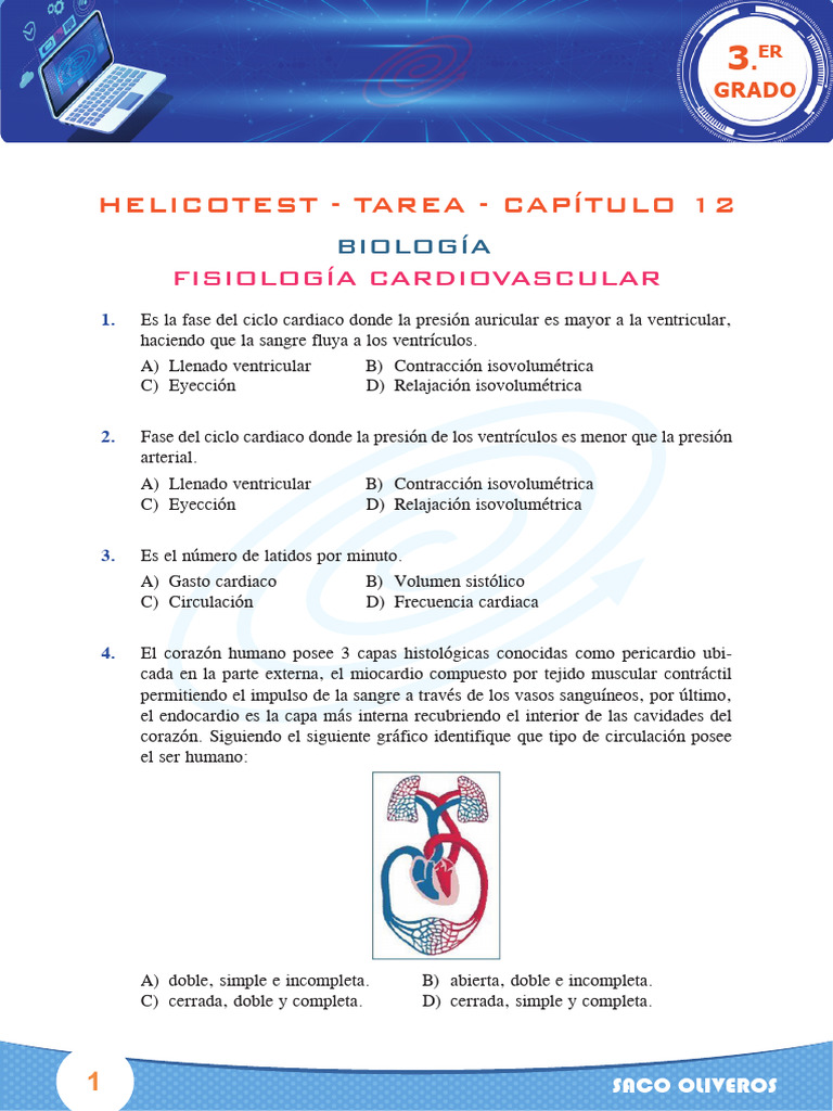 8 Bio 3° Cap12 Preg Tarea 23 | PDF