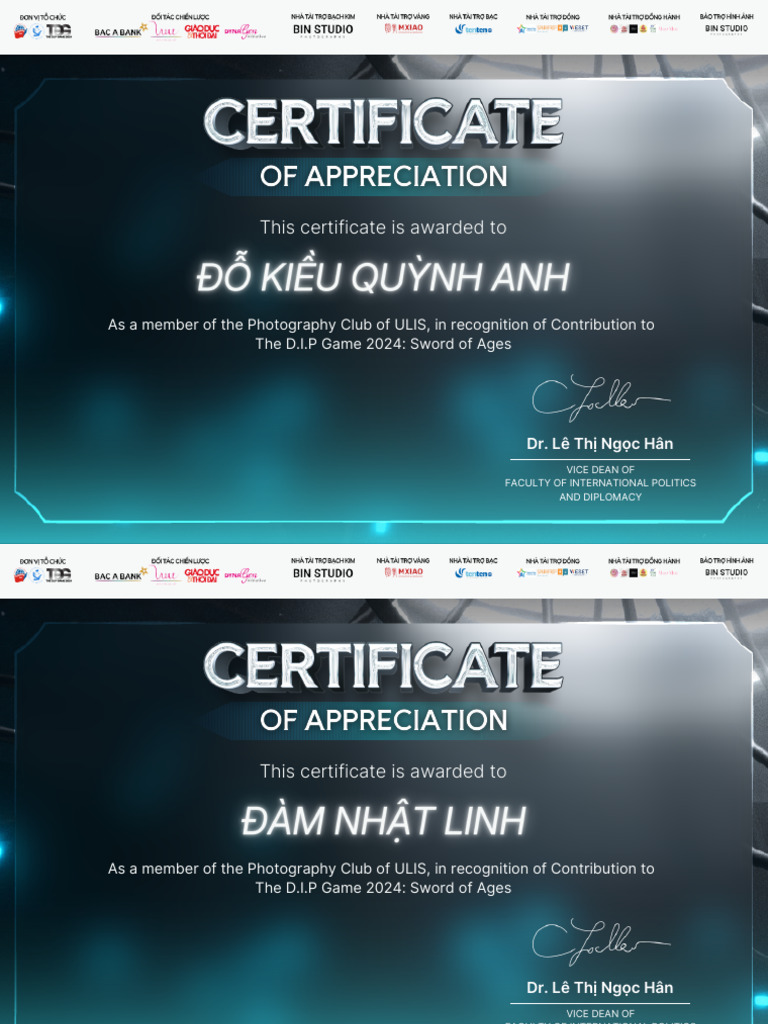 PCU Certificate | PDF