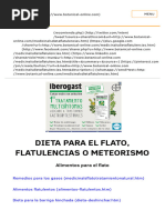 Dieta - Meteorismos y Gases Abdominales - Fisterra | PDF | Alimentos ...
