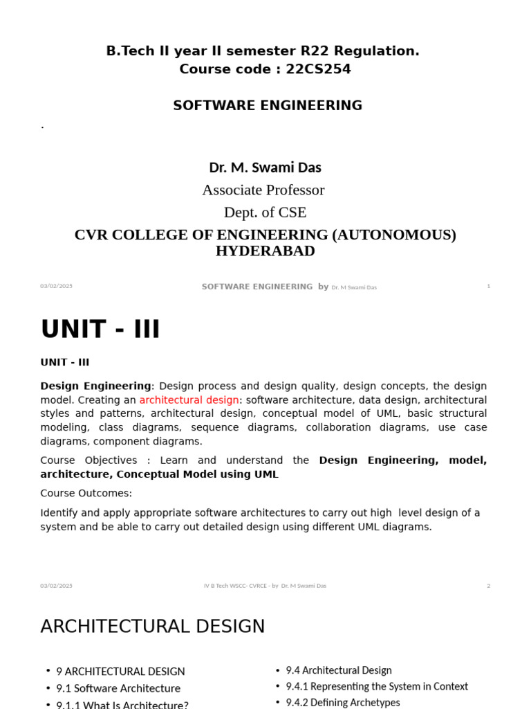 3 Architectural Design | PDF | Software Architecture | System