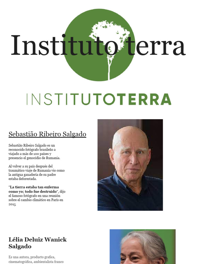 Instituto Terra: Reforestación y Cambio Climático | PDF