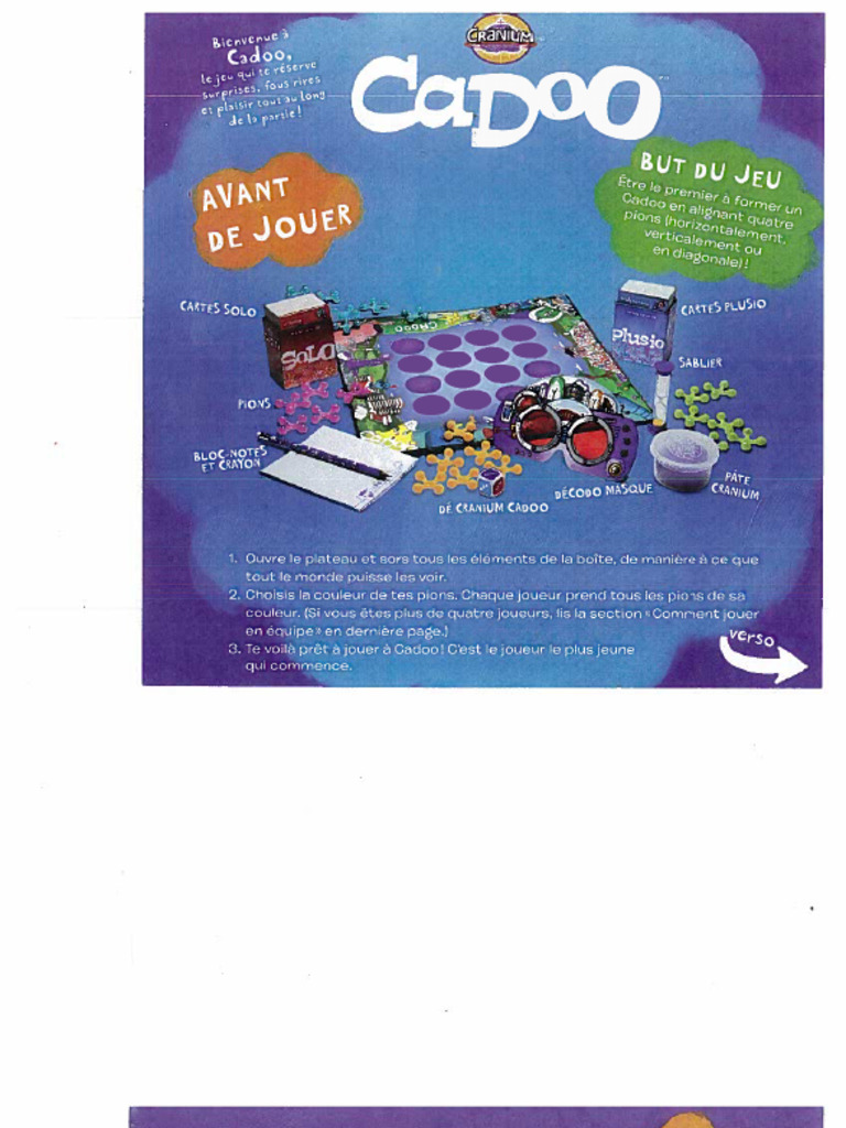 Cranium Cadoo French 16515 Instructions | PDF