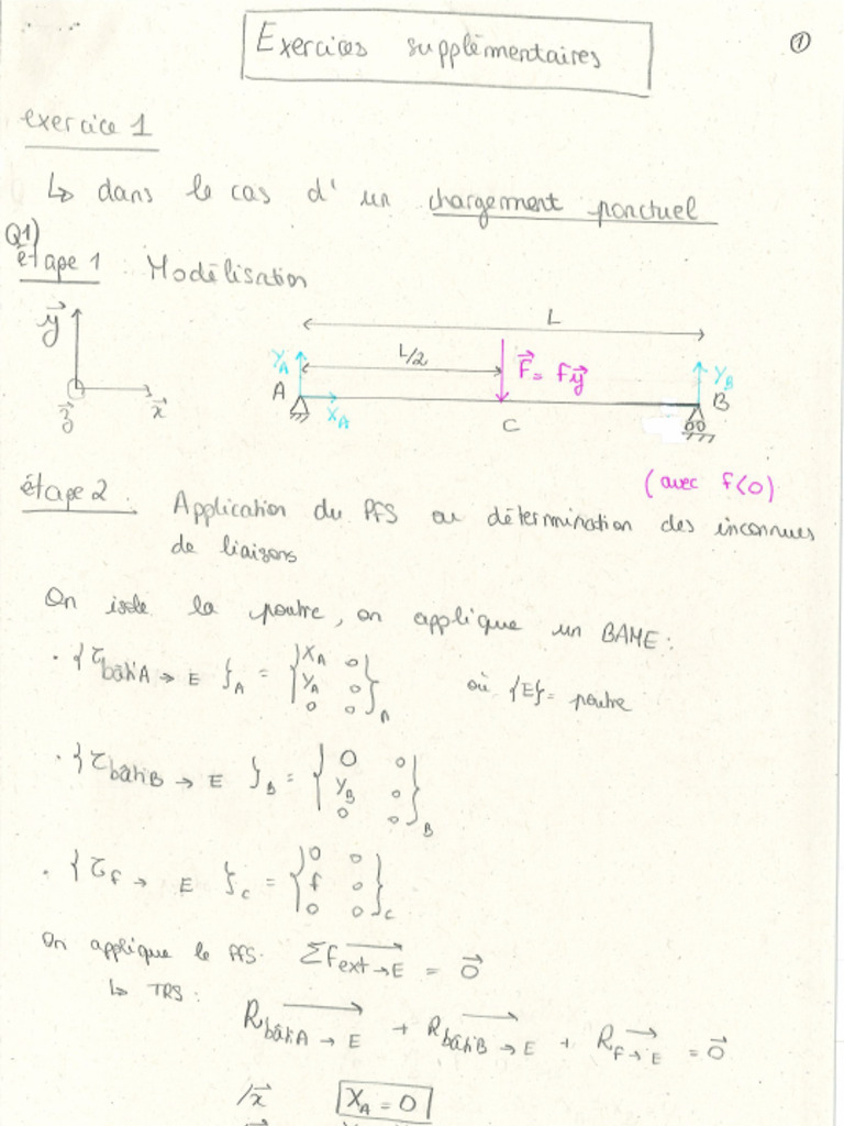 Exercices Supplémentaires Correction | PDF