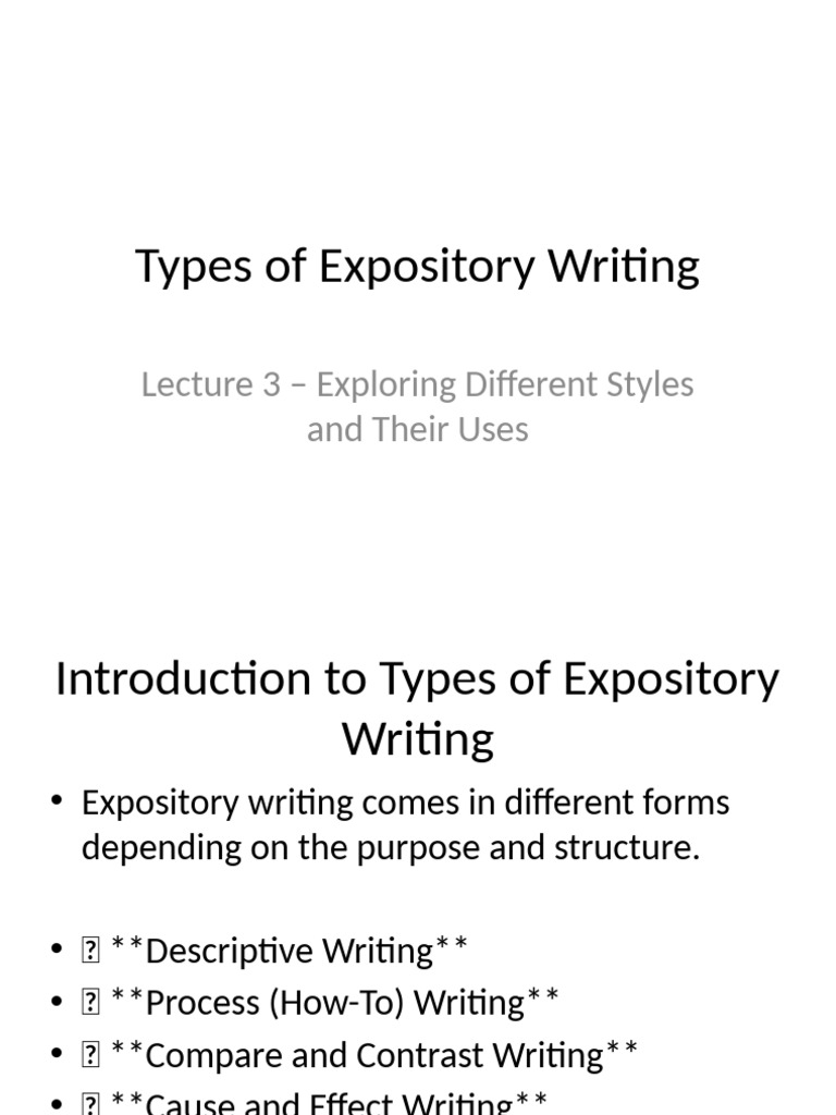 Expository Writing Lecture3 | PDF | Greenhouse Gas | Global ...