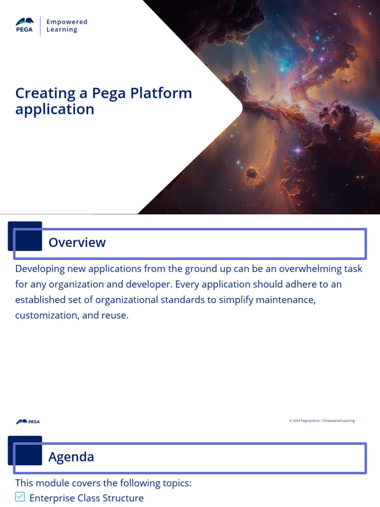 -_Creating_a_Pega_Platform_application | PDF | User Interface | Systems Architecture