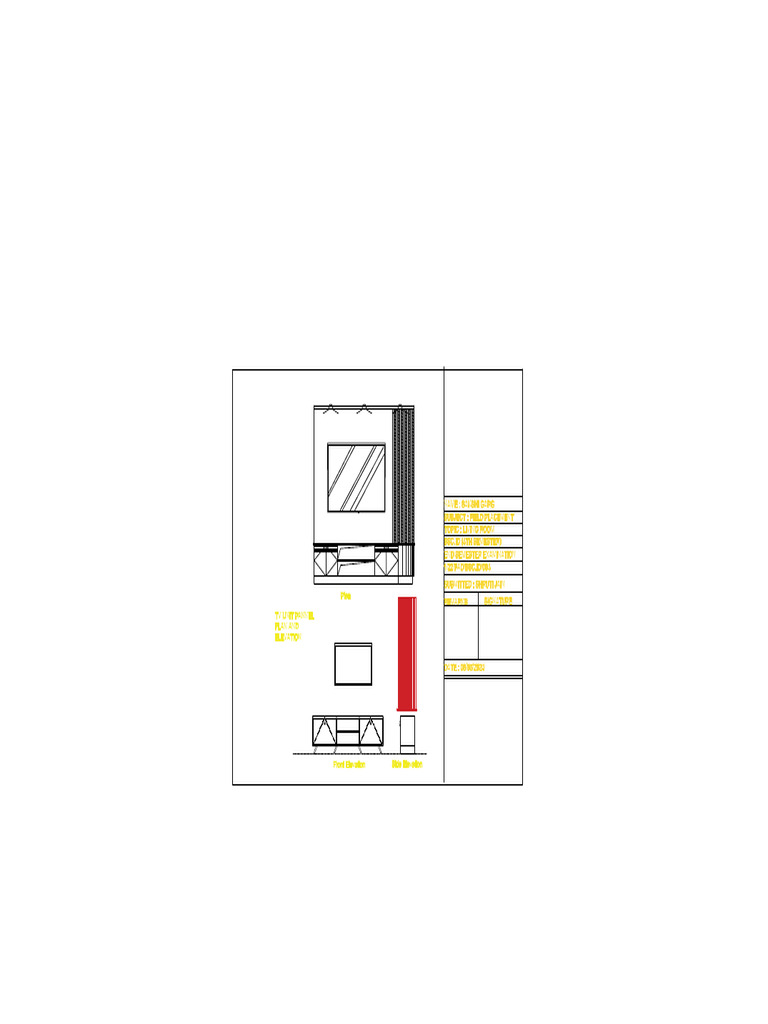 Sakshi Tv Unit Plan Elevation-model | PDF