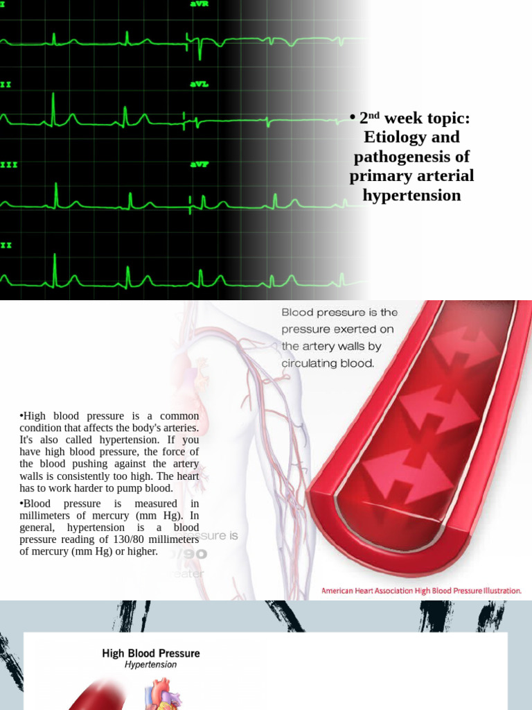 2nd week topic | PDF | Hypertension | Blood Pressure