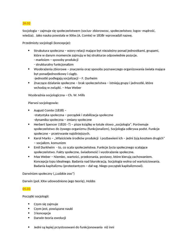 Socjologia 1 | PDF