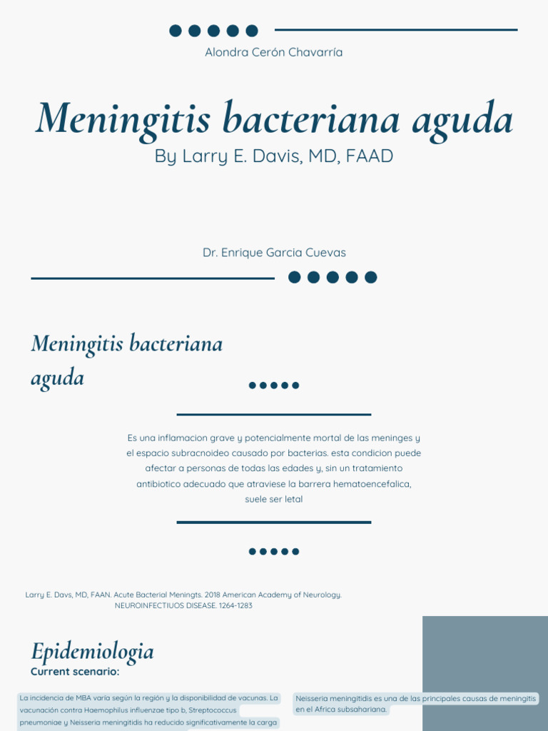 Meningitis Aguda Bacteriana-16.alondra Ceron | PDF | Meningitis ...