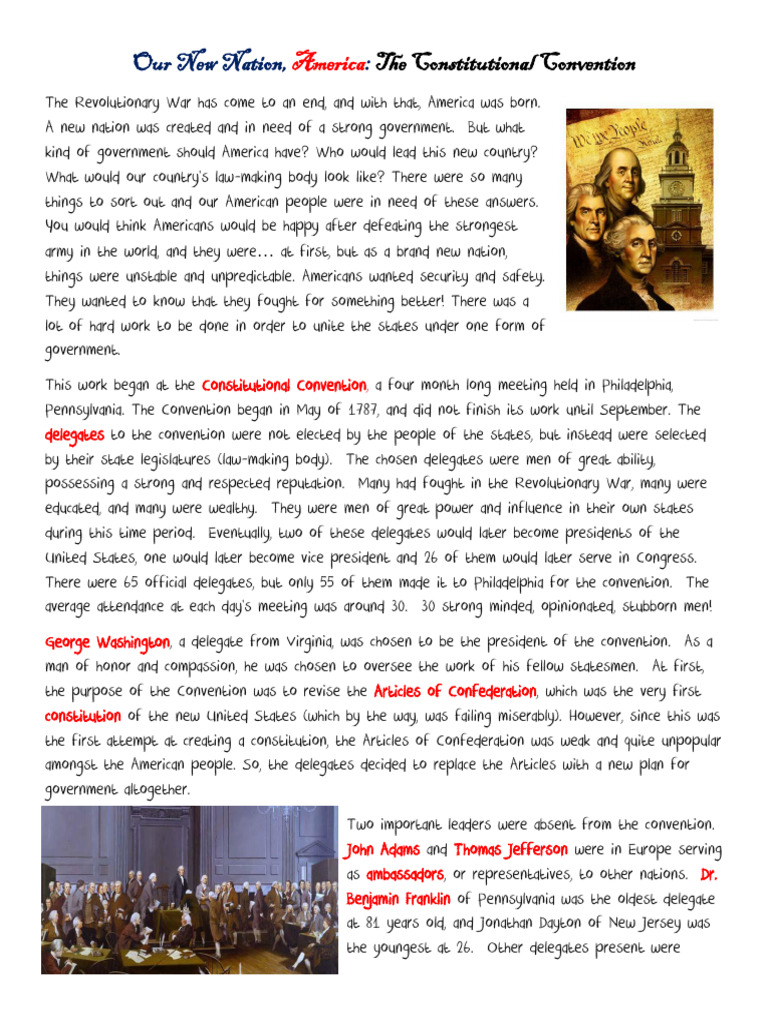 Dominic Perez - Our New Nation Notes Page 2 | PDF | Constitutional ...