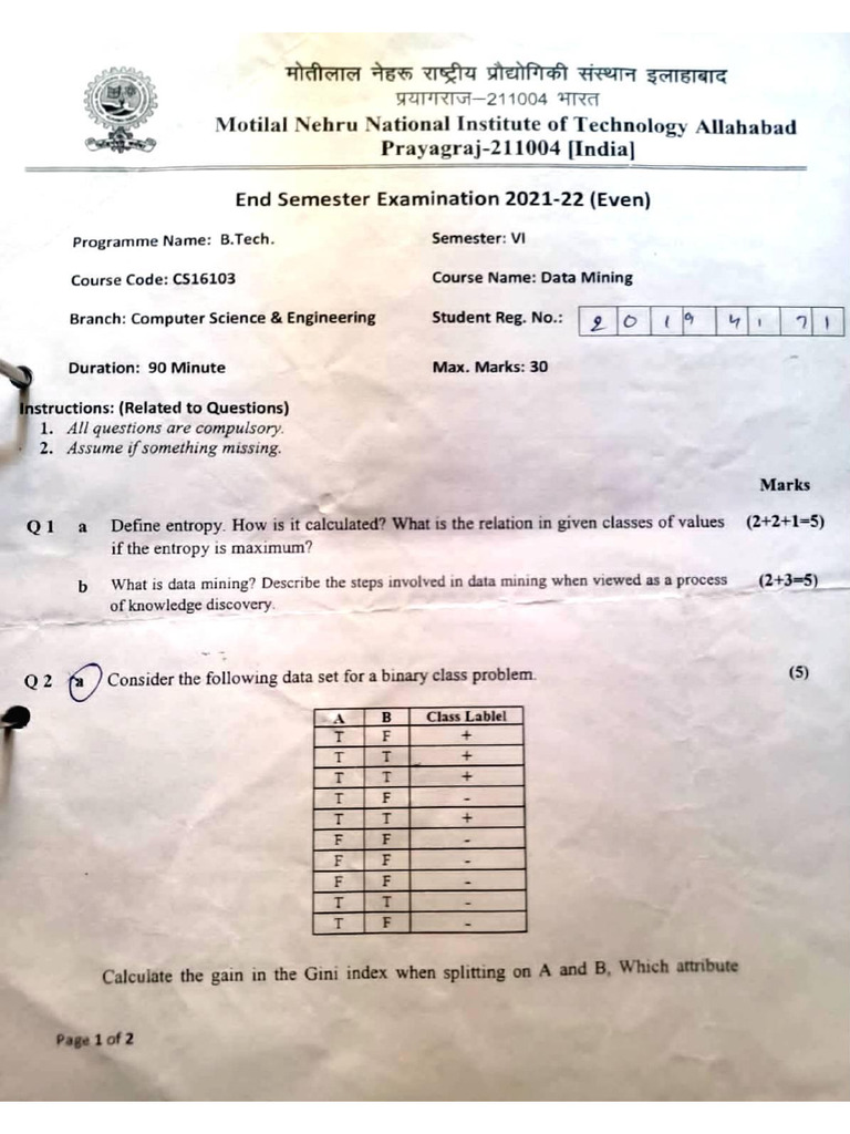 21 22 DM Endsem | PDF