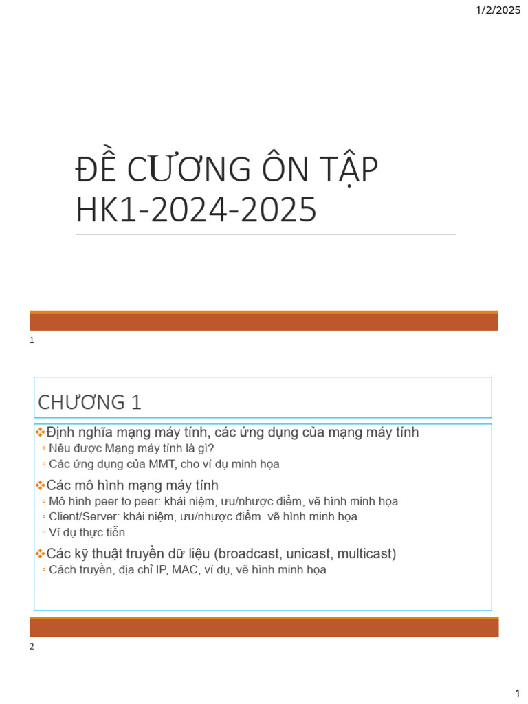 On HK1-2024-2025 | PDF