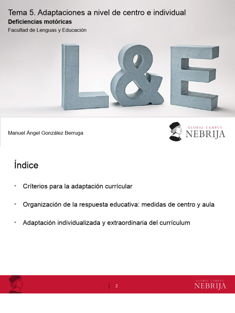 Adaptaciones Educativas para Deficiencias Motóricas | PDF | Plan de ...