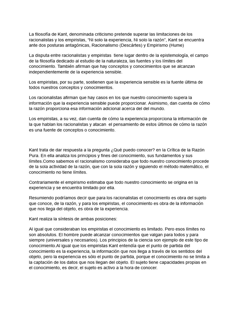 Empirismo | PDF | Conocimiento | Empirismo