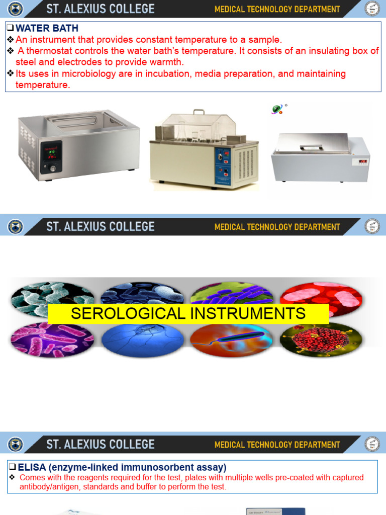 Essential Microbiology Laboratory Equipment | PDF | Elisa | Laboratory ...