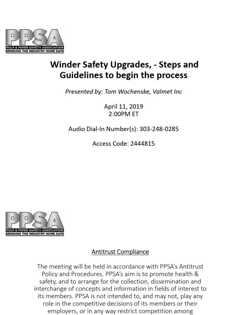 Winder Safety Upgrade Guidelines | PDF | Relay | Programmable Logic ...