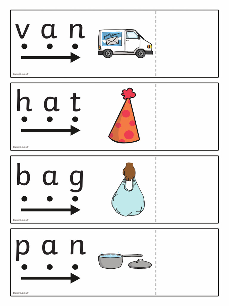 CVC Words A Read and Reveal Ver 1 | PDF