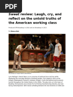 Character Breakdown for "Sweat" Play | PDF