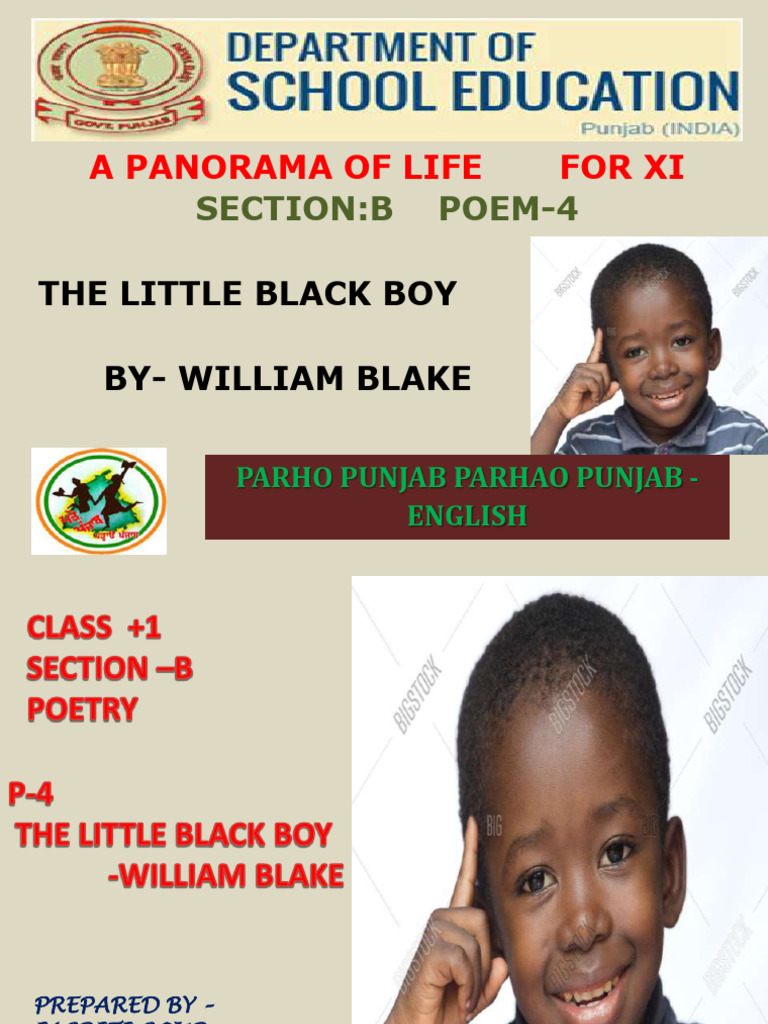 B5 The Little Black Boy-1 | PDF