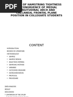 90-90 Hamstring Flexibility Assessment | PDF