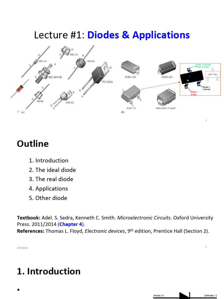 Diodes: Basics and Applications | PDF | Rectifier | Diode